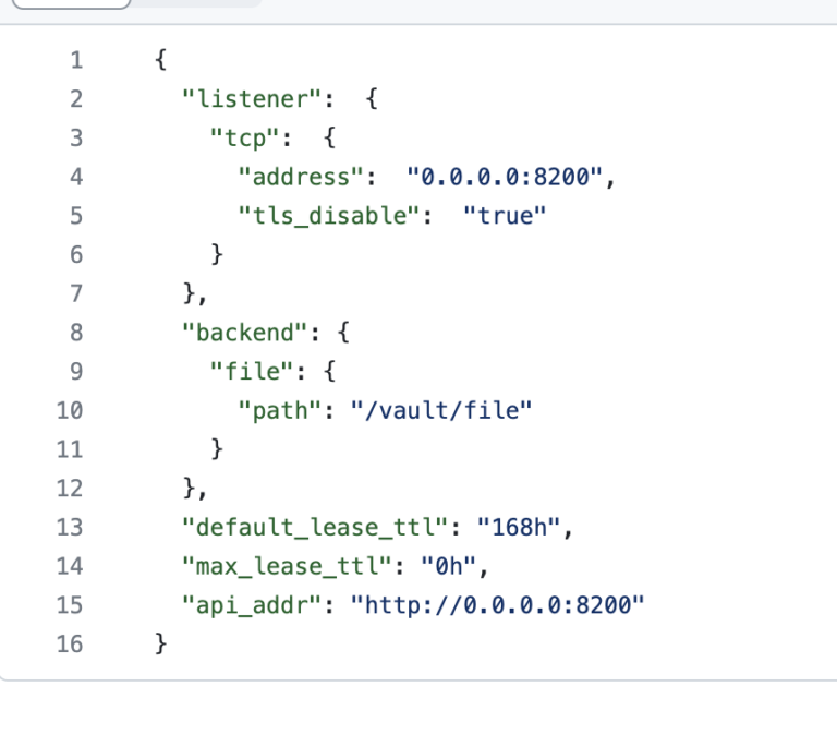 Vault Setup for the local environment - Let's Code KnownSense